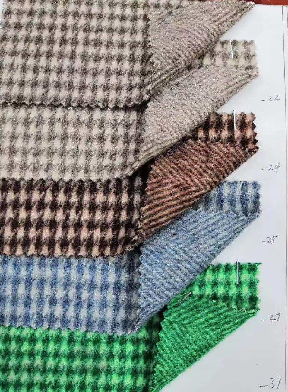 woven woollen fabrics manufactuer ready goods 19AW - Wool fabrics ...
